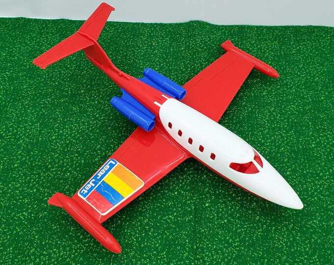 Vintage 1970s Processed Plastics Co Lear Jet Collectible Plastic Toy ...