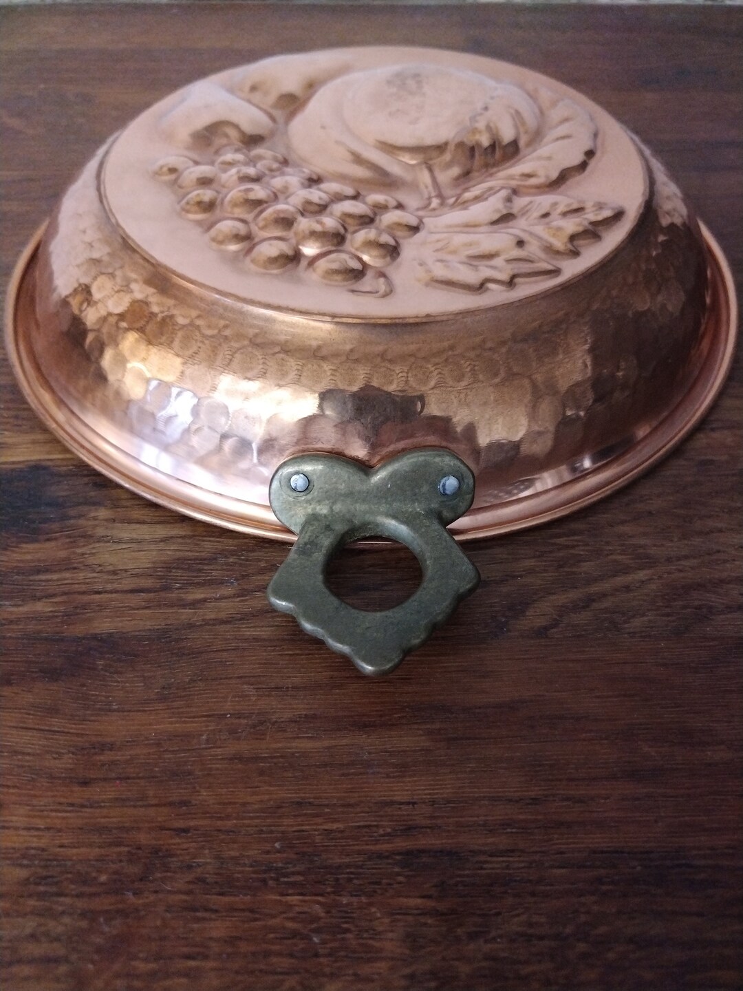 Vintage Copper Cake Mold With Fruit Motif - Etsy