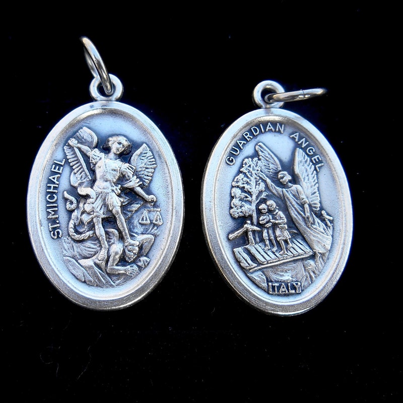 St Michael Medal - Etsy