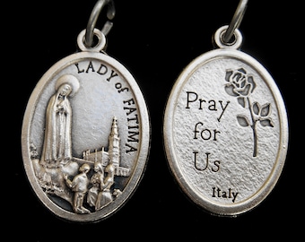 Our Lady of Fatima Pendant - Etsy