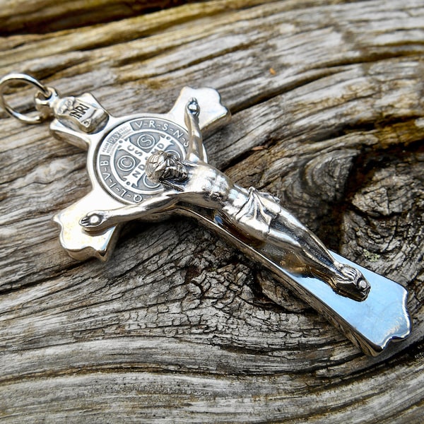 St. Benedict Crucifix 3 Inch - Etsy