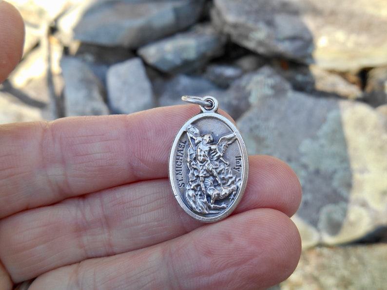 Saint Michael Archangel Medal/ St Michael Charm for - Etsy