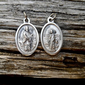 Saint Patrick/ Saint Bridget- Double Sided Medal- St Bridget Medal ...