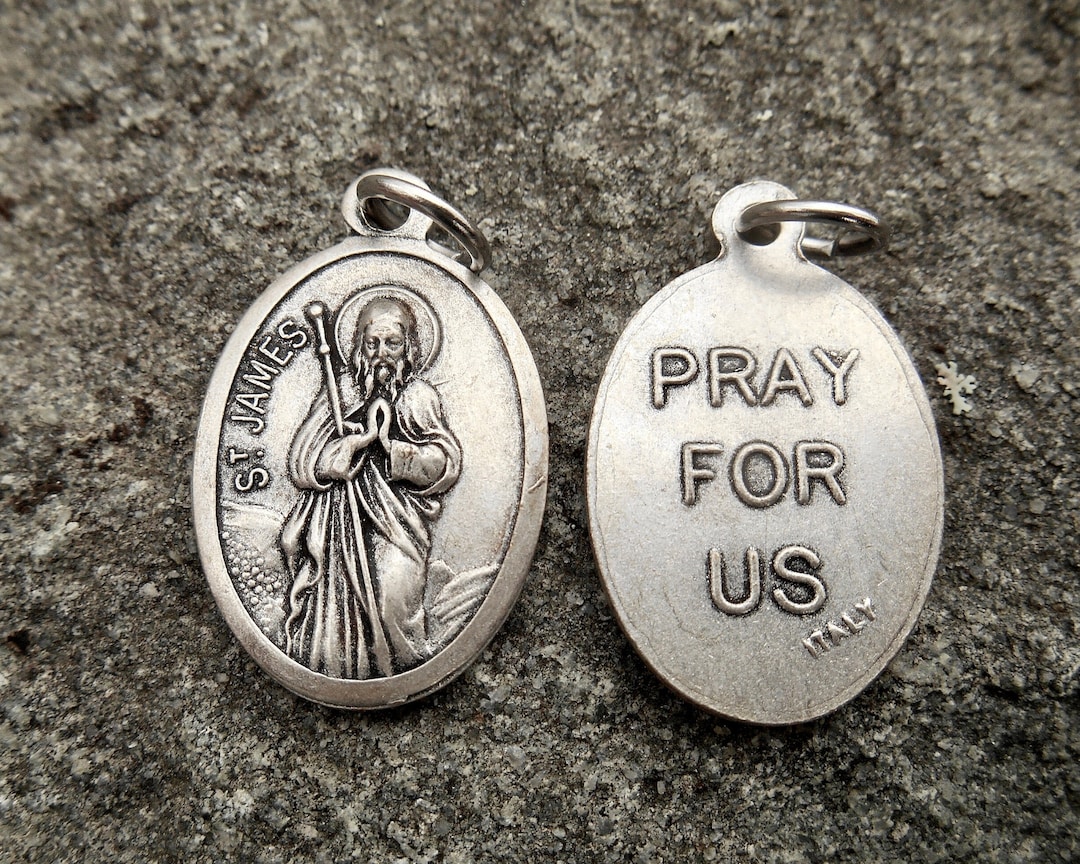 Saint James Medal, Patron Saint Gift, Catholic Saint Medal ...