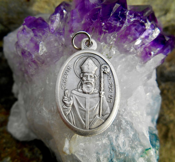 St Saint Kevin St Kevin Medal Catholic Saint Patron of | Etsy