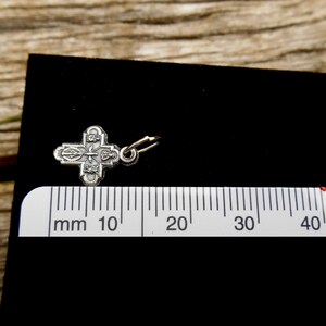 TEENY TINY Five Way Cross Charm/ 5 Way Cross Medal/ Crucifix Charm ...