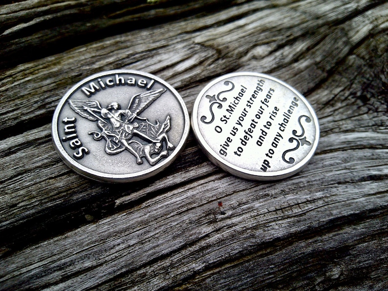 Saint Michael Protection Token, Deployment Gift, Michael Pocket Token ...