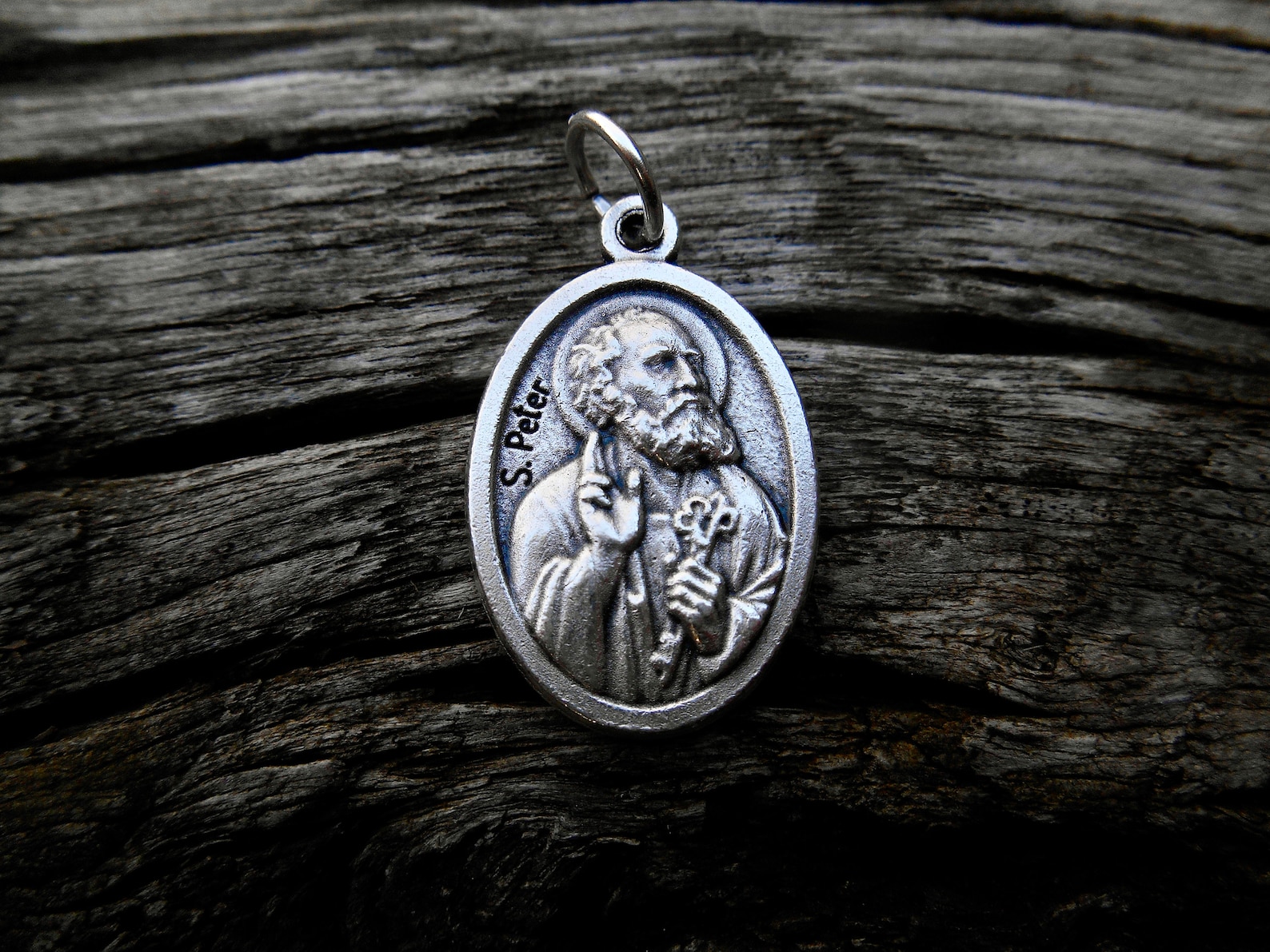 St Peter/ Saint Peter Medal/ St Peter Catholic Pendant/ Patron - Etsy ...