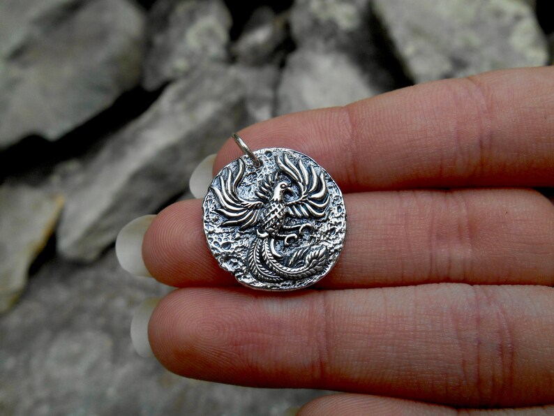 Sterling Silver Phoenix Replica Coin 925 Sterling Silver | Etsy