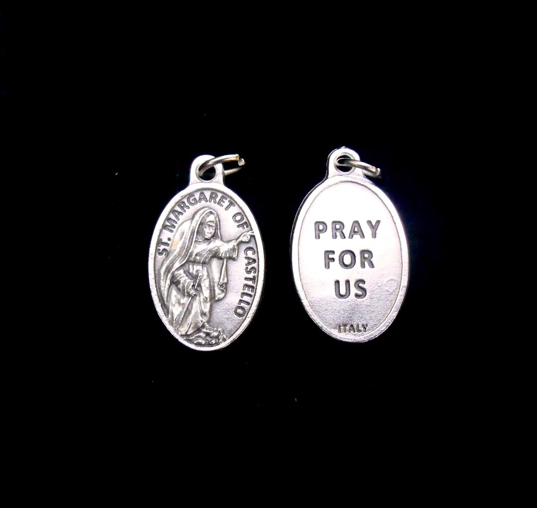 St MARGARET of Castello Medal/ St Margaret Charm for Necklace/saint ...