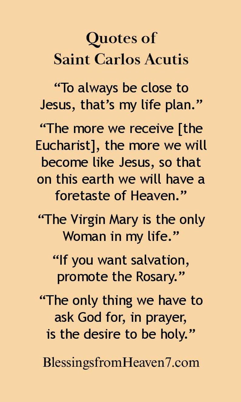 Saint Carlo Acutis/ Carlo Acutis Medal/teens /confirmation/ Patron Computer Programmers and ...