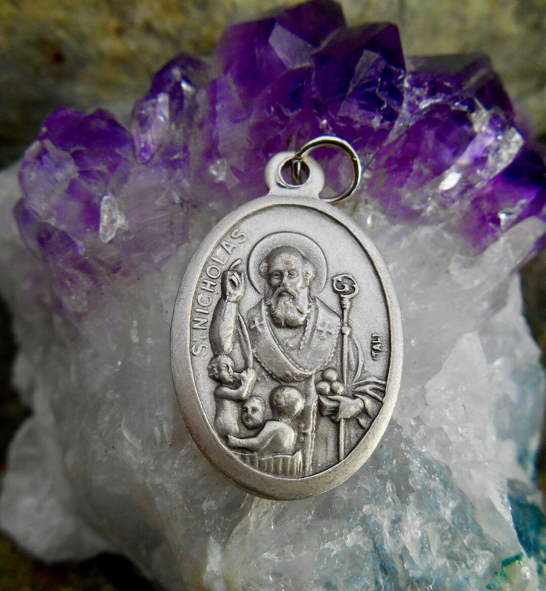 St Saint Nicholas, St Nicholas Medal - Catholic Saint - Patron of ...
