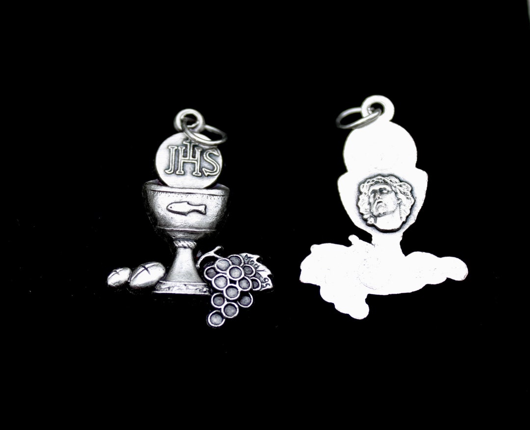 First Holy Communion Charm, Chalice Charm, IHS Communion Communion ...