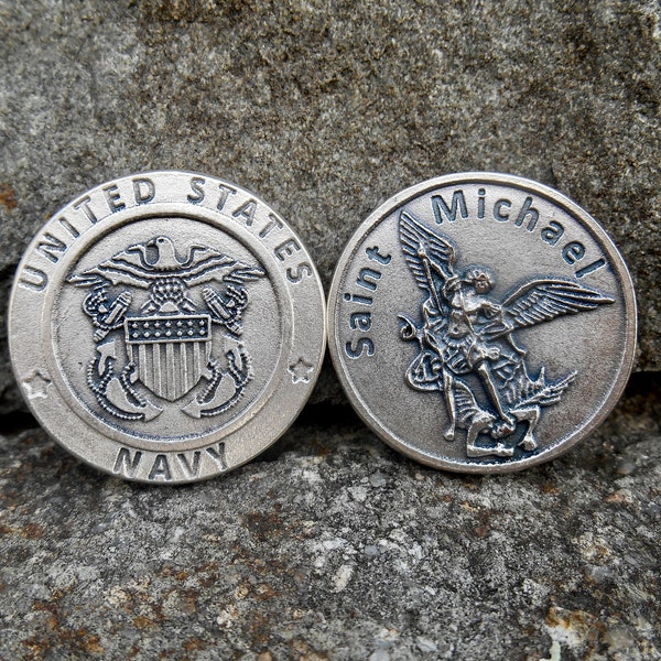 St Michael Pocket Token - Etsy