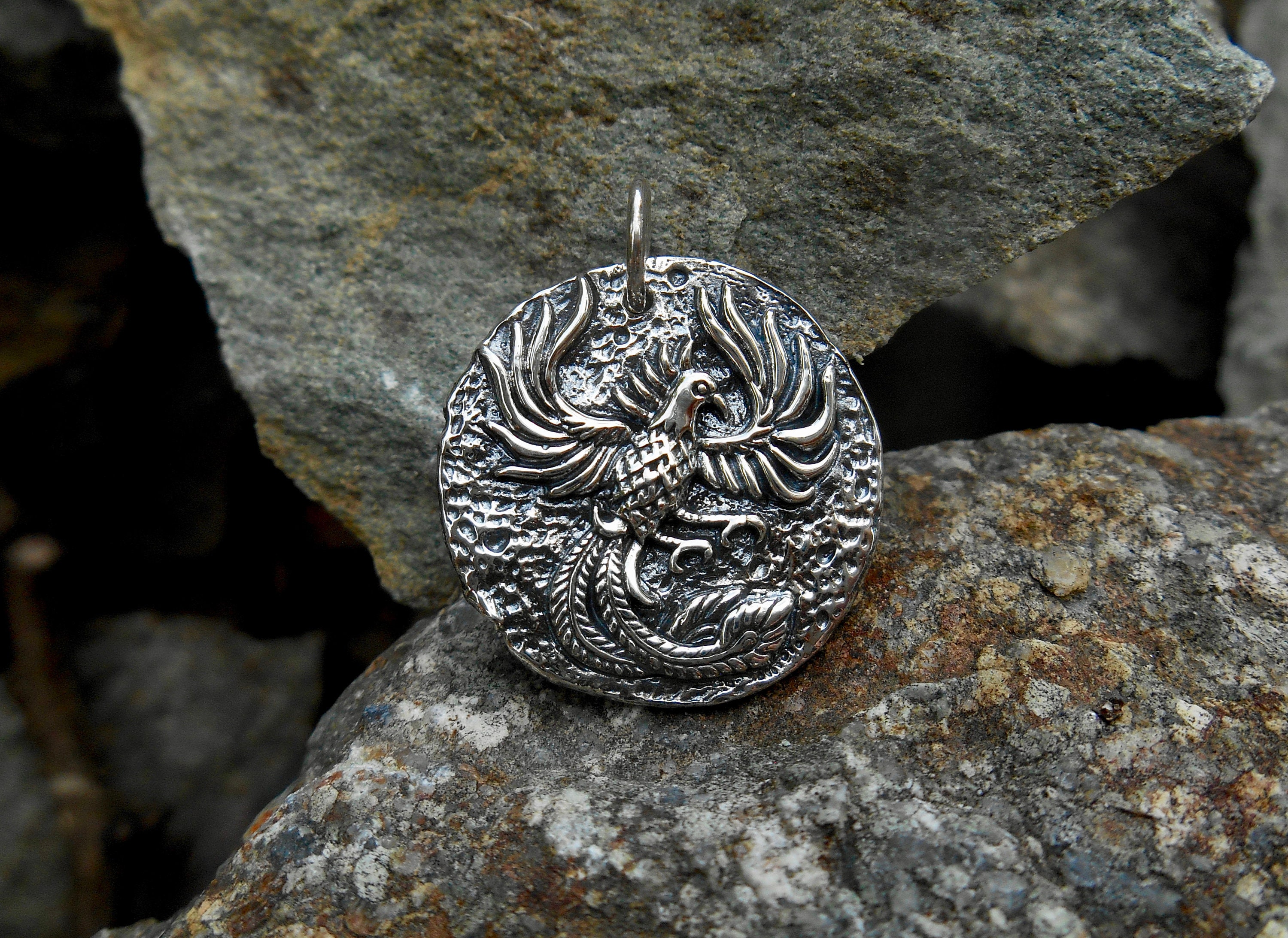 Sterling Silver Phoenix Replica Coin 925 Sterling Silver | Etsy