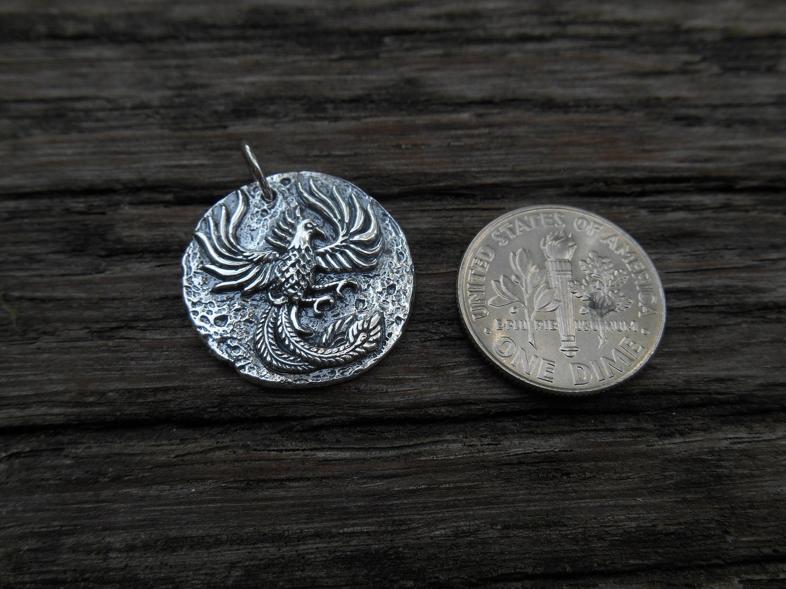 Sterling Silver Phoenix Replica Coin 925 Sterling Silver | Etsy