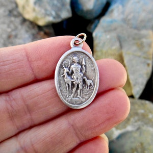 St Saint Hubert Medal/ Saint Hubert Charm/ Catholic Saint Charm/saint ...