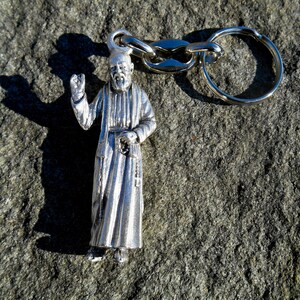 Saint Padre Pio Key Chain/ Key Fob/ Patron Saint Gift/ St Pio of ...