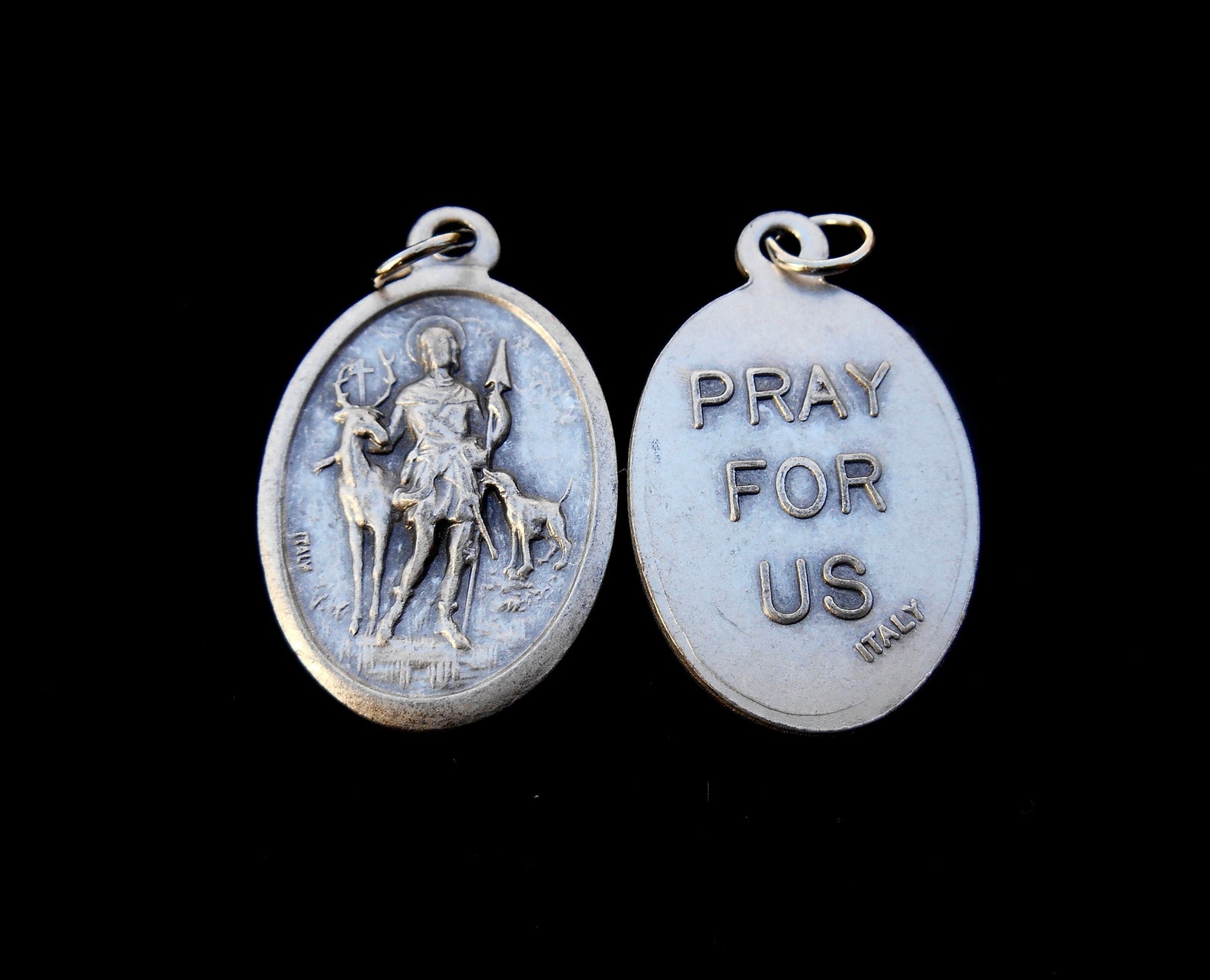 St Saint Hubert Medal/ Saint Hubert Charm/ Catholic Saint Charm/saint ...