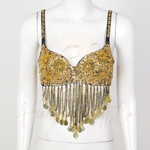 Belly Dance Bra - Etsy