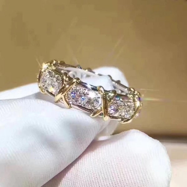 Cubic Zirconia Engagement Ring - Etsy