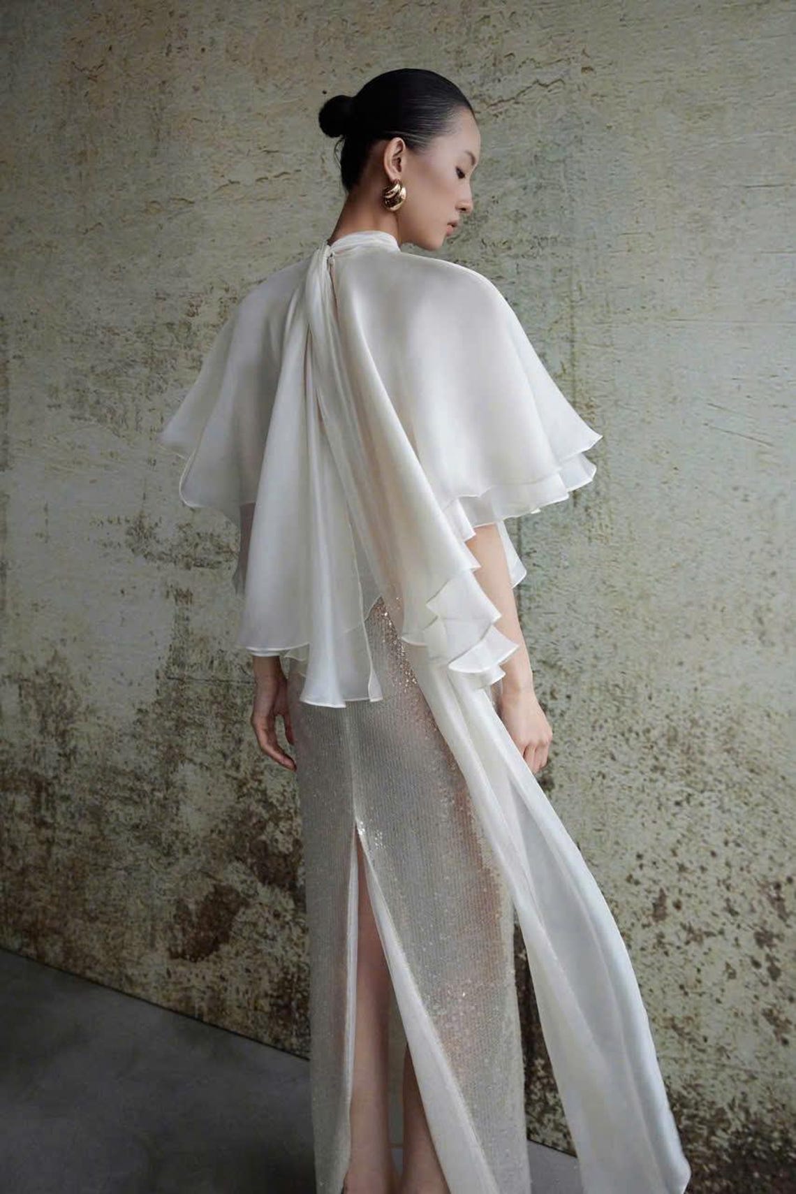 Silk Long Sleeves Button Down Shirt /women Silk Work Top /silk Blouse ...