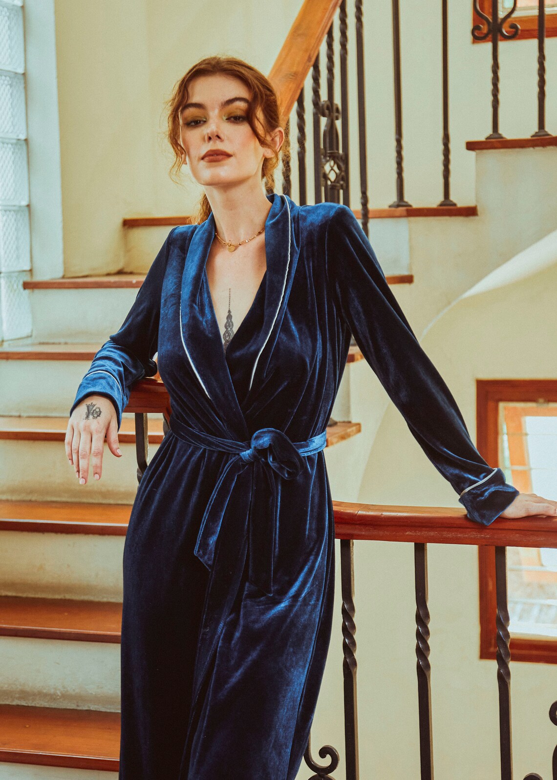 Long Velvet Pajamas / Winter Set / Velvet Suit Women / Winter - Etsy