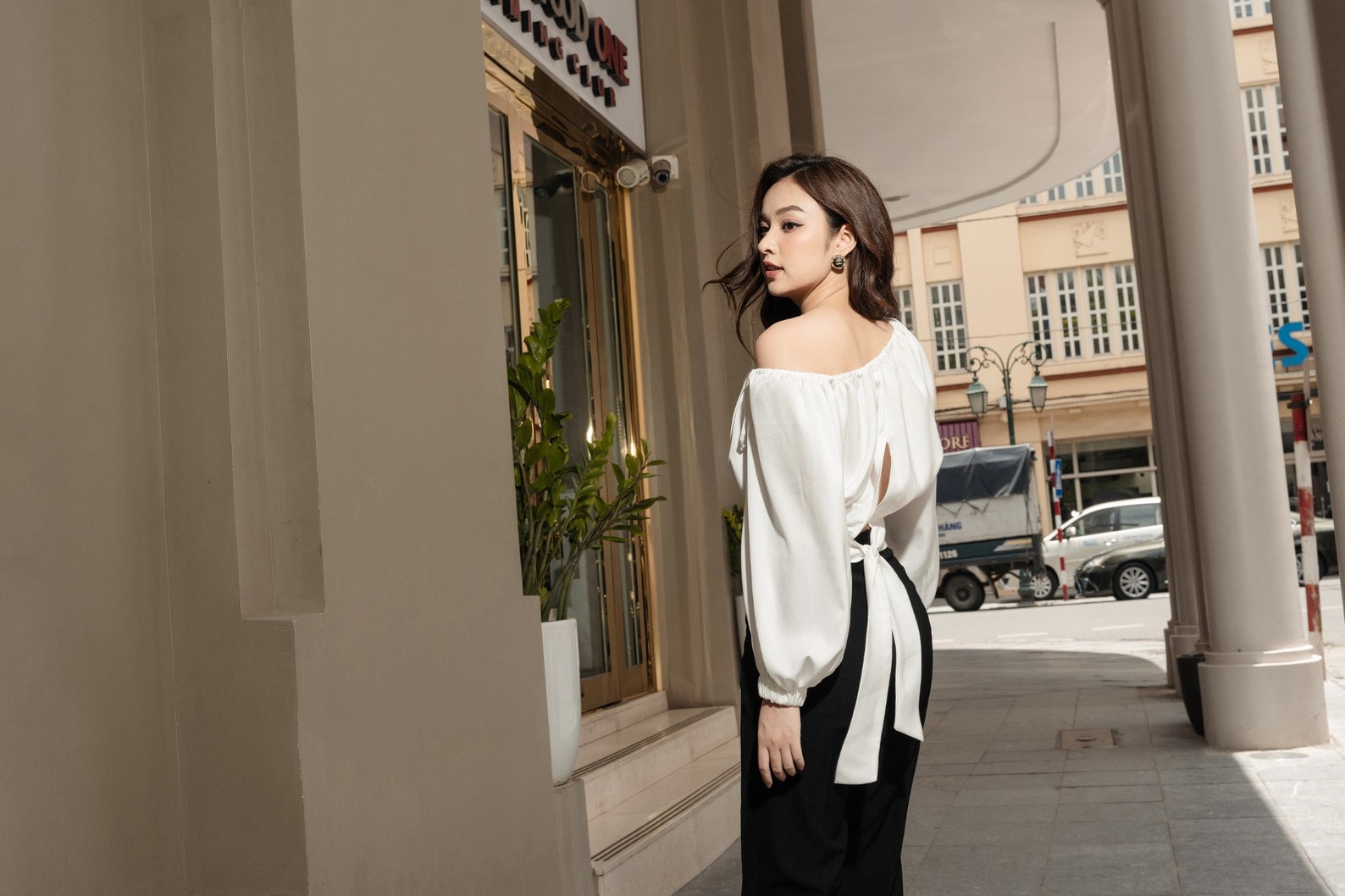 Open Shoulder Blouse - Silk Blouse - off Shoulder Blouse - Summer ...