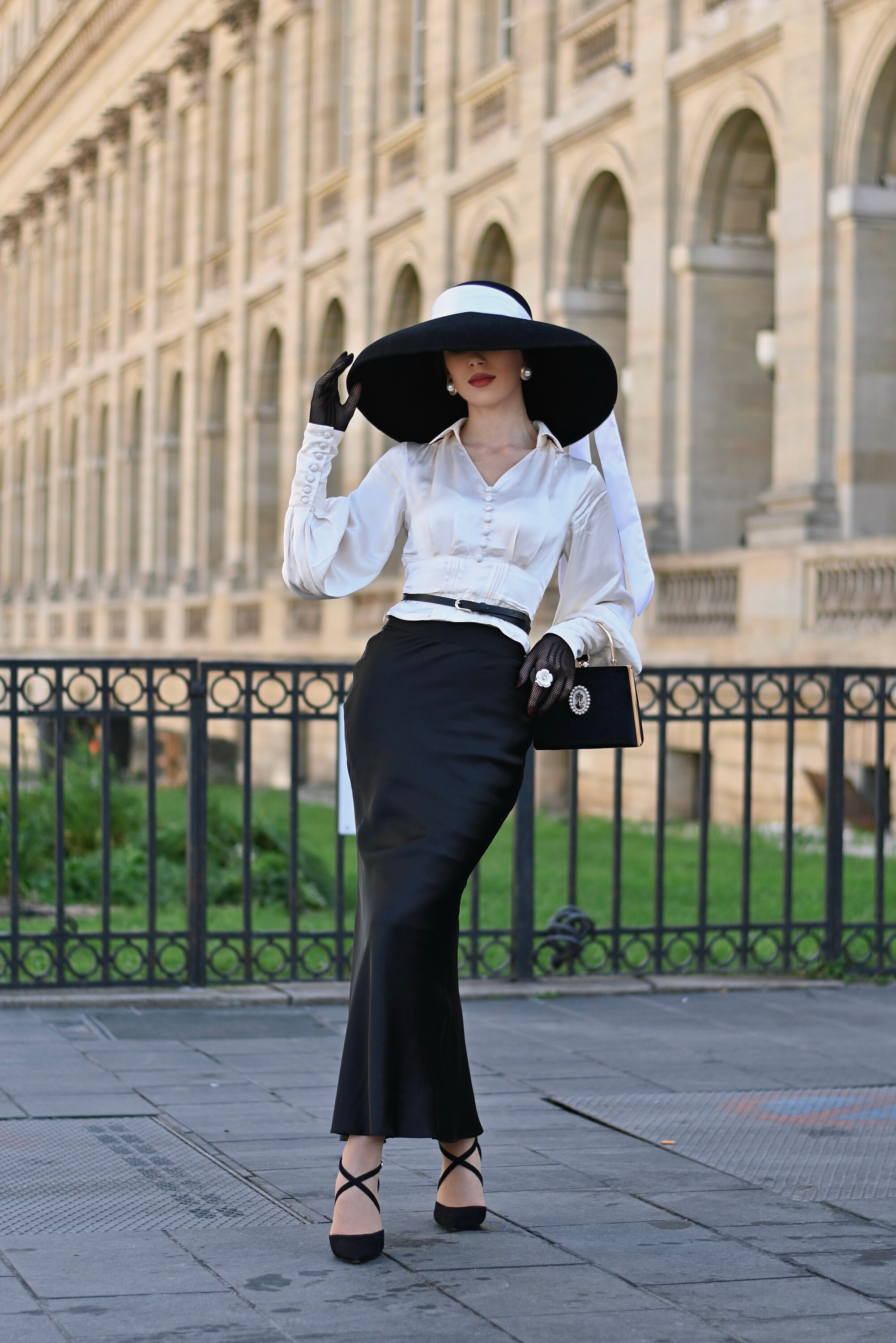 Ivory Blouse/ Long Sleeves Blouse/ Reception Blouse/ Graduation Blouse ...