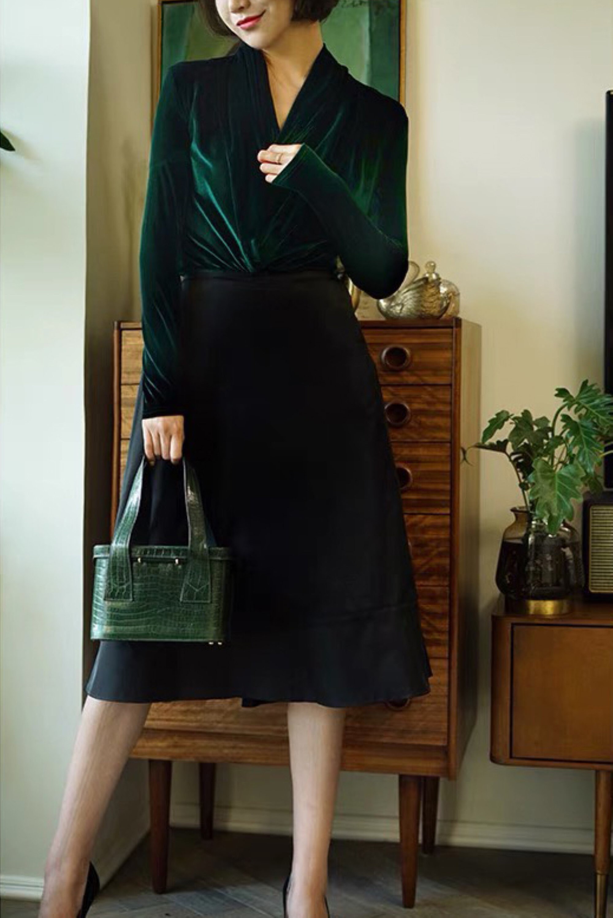 Maxi Skirt Graduation Skirt High Waisted Skirt Silk - Etsy