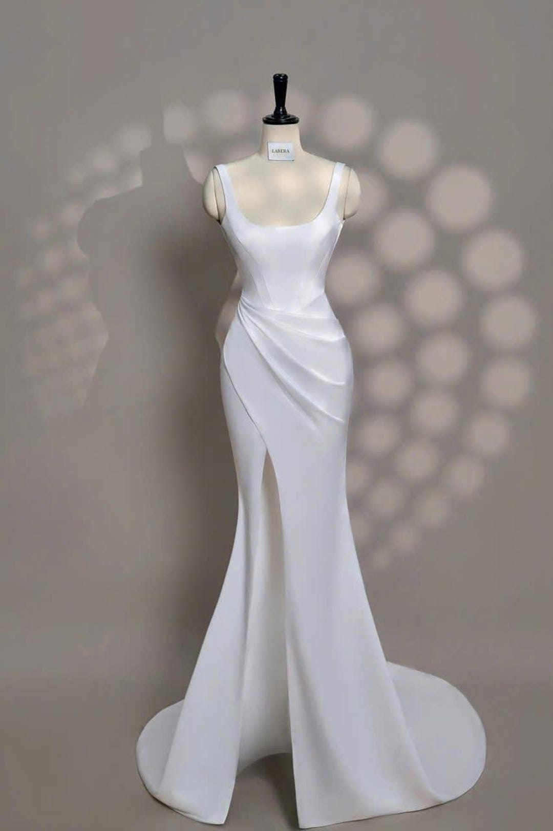 White Dress - Long Dress - Party Dress - Simple Wedding Dress - Gift ...