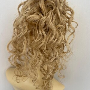 Blend in Golden Blonde Spanish Wave Hair Scrunchie in Human Hair Mix ...