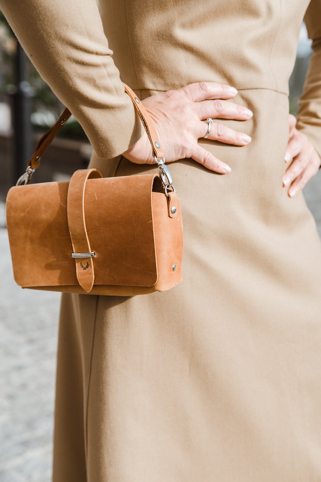 Elegant Leather Evening Bag - Clutch Purse for Special Occasions ...