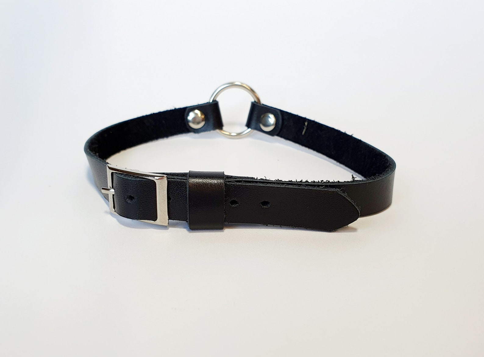 Thin Choker Necklace Leather Choker Collar Designer Leather - Etsy