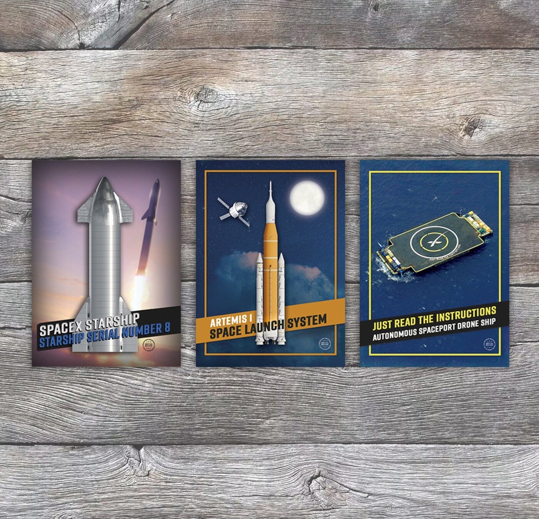 Space Special Edition Collectors Card Set NASA Artemis-1 - Etsy