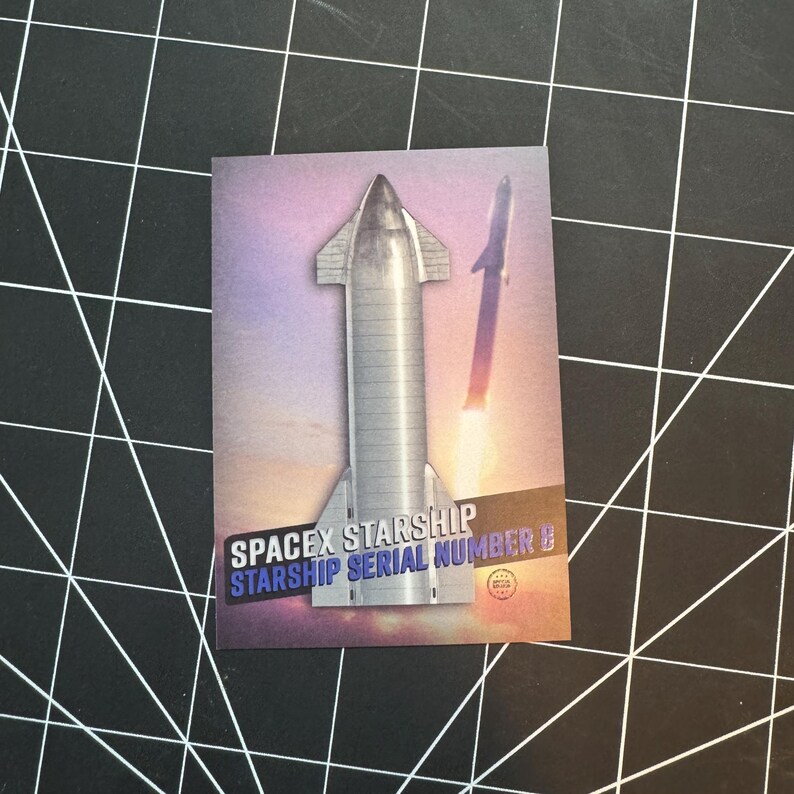Spacex Starship SN8 Special Edition Collectors Card - Etsy