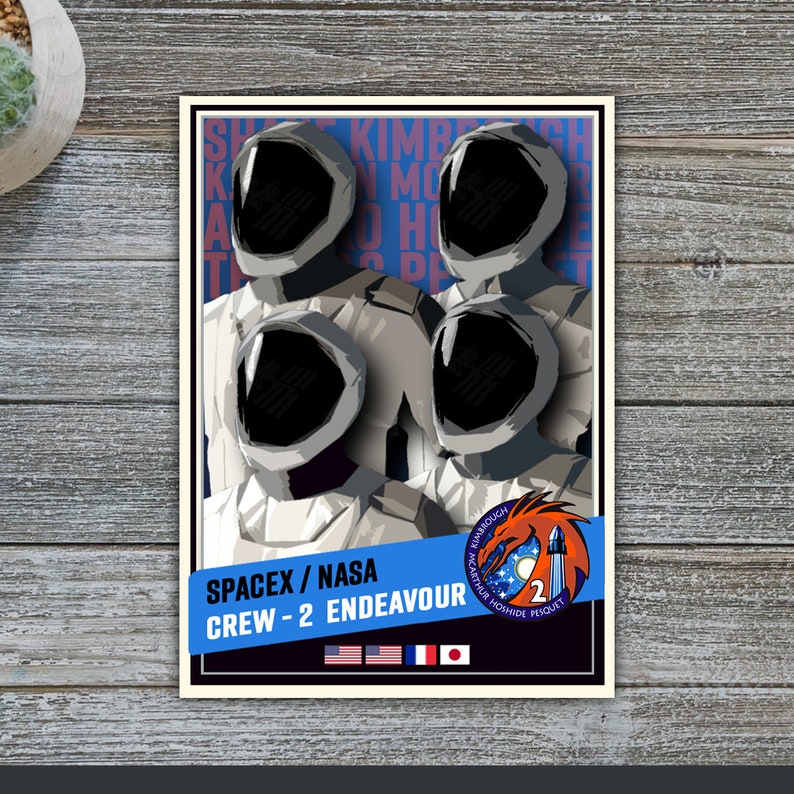 Spacex Baseball Card Bundle of 6 Cards - Etsy