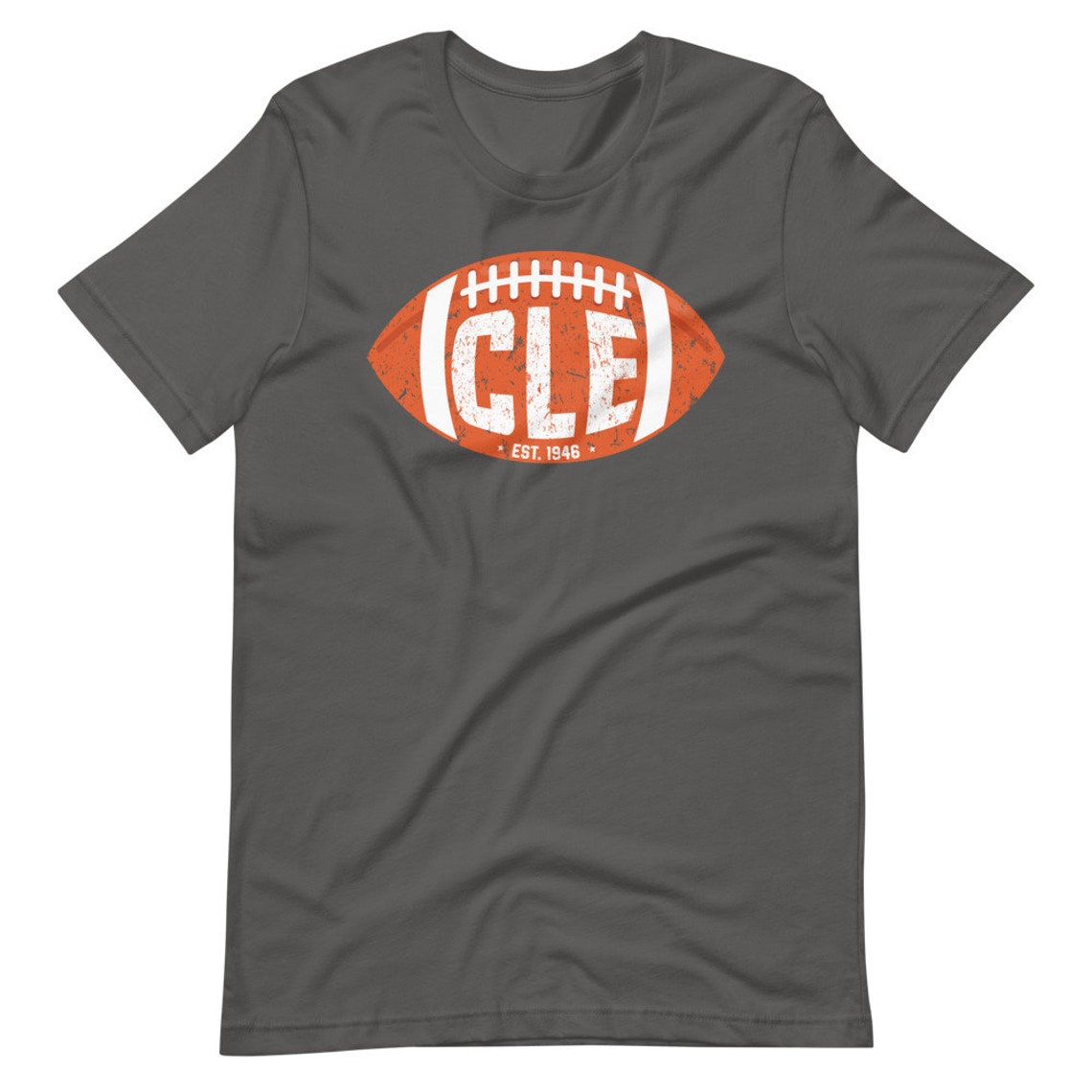 CLE Football T-shirt - Etsy