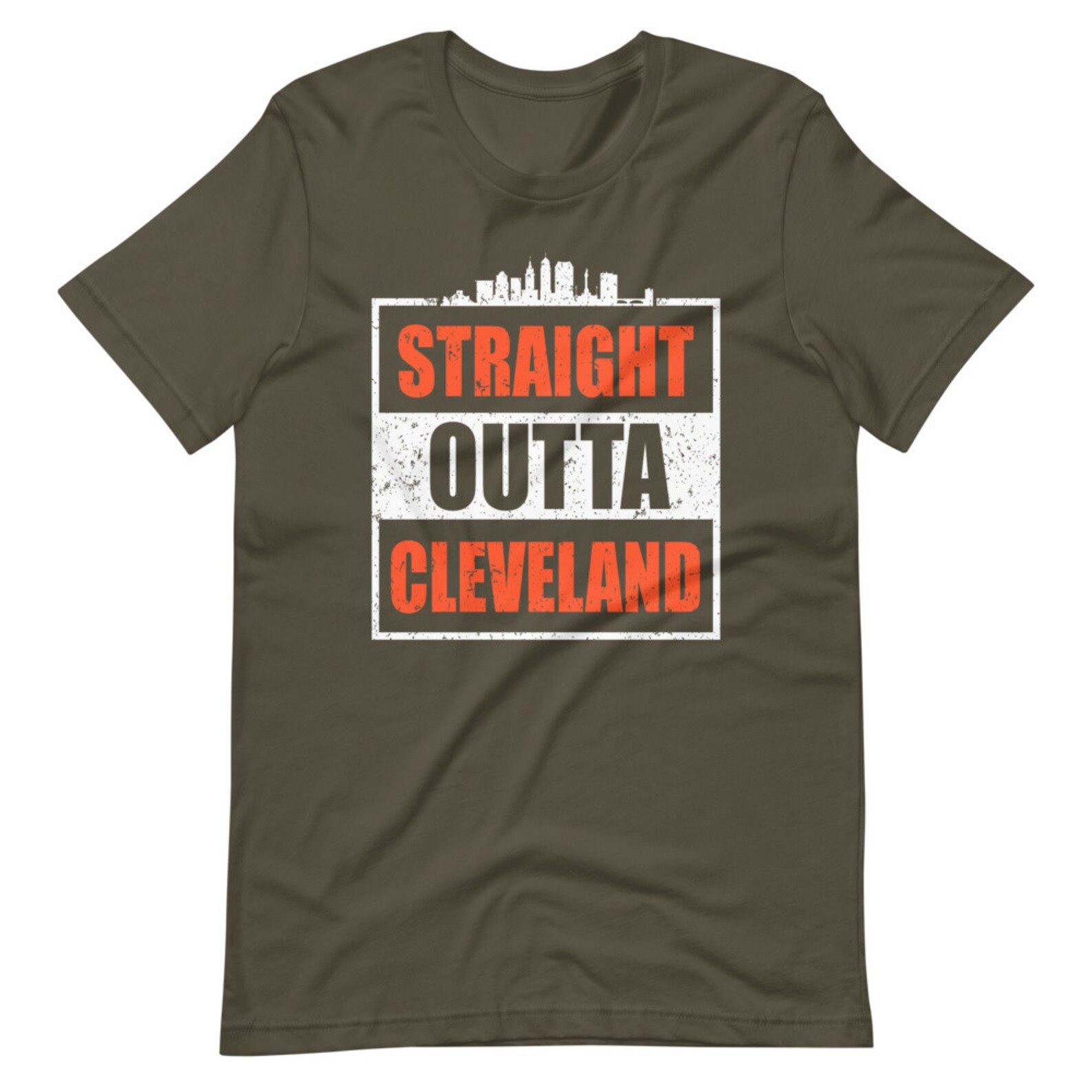 Straight Outta Cleveland T-shirt - Etsy