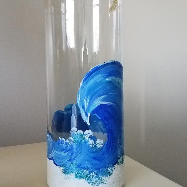 Ocean Wave Vase - Etsy