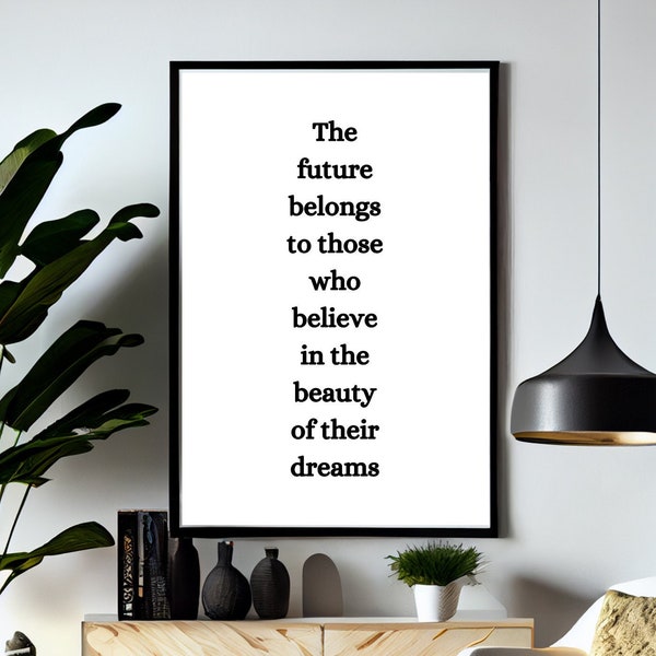 The Future Belongs - Etsy