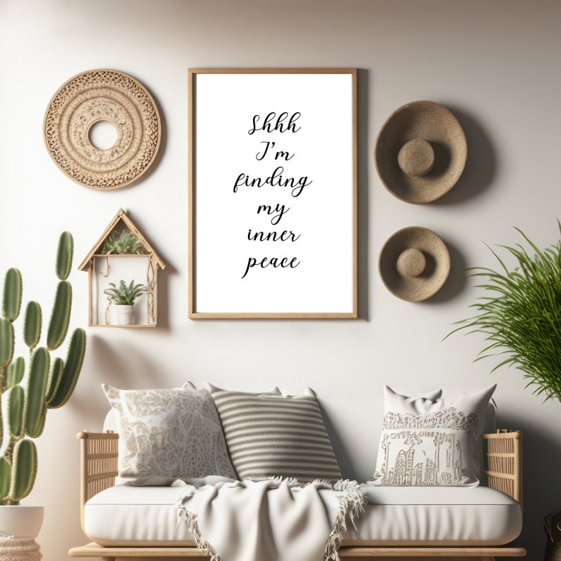 Printable Download: Find Inner Peace With 'shhh... I'm Finding My Inner ...