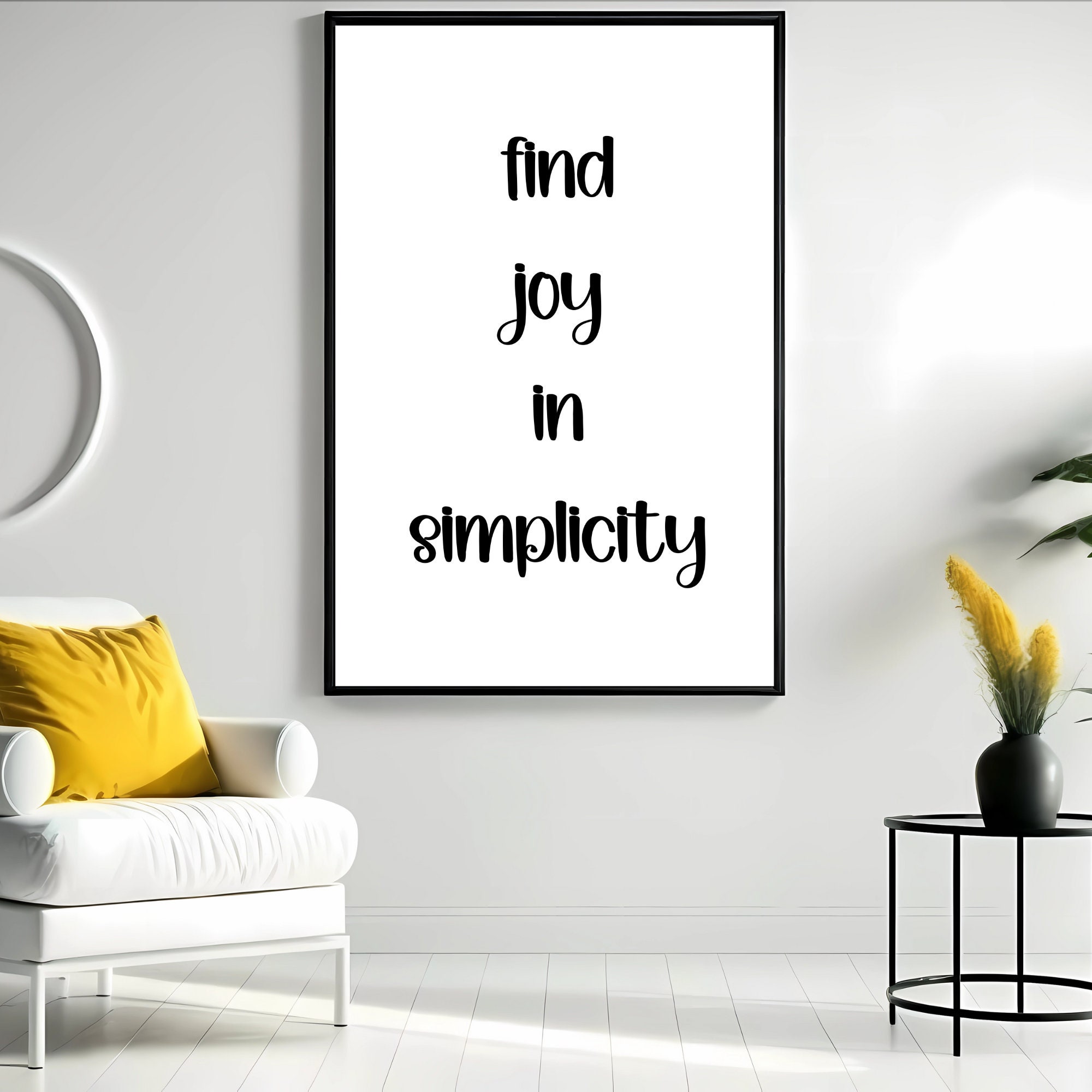 Find Joy in Simplicity: Printable Download for Soulful Inspiration and ...