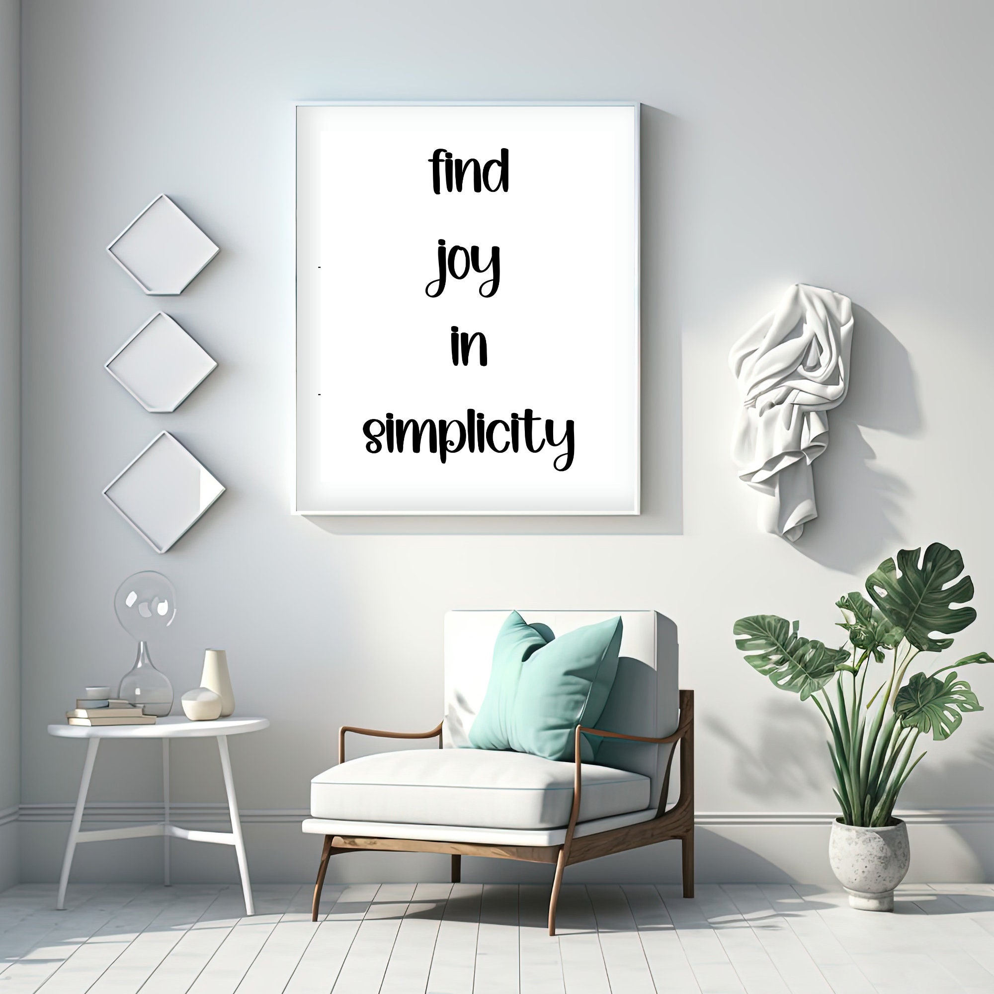 Find Joy in Simplicity: Printable Download for Soulful Inspiration and ...