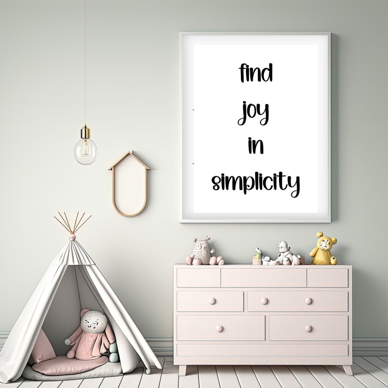 Find Joy in Simplicity: Printable Download for Soulful Inspiration and ...