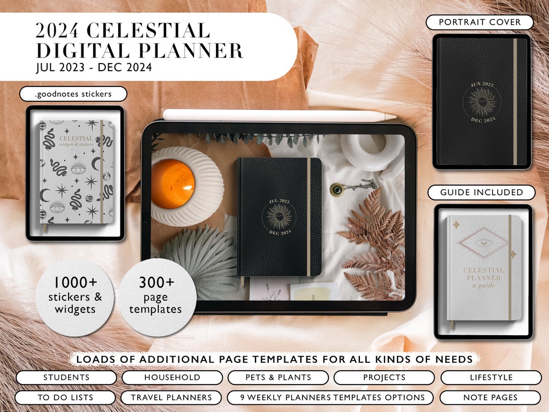 2024 Digital Planner Jul 23 Dec 24 Digital Planner 2024 Planner ...