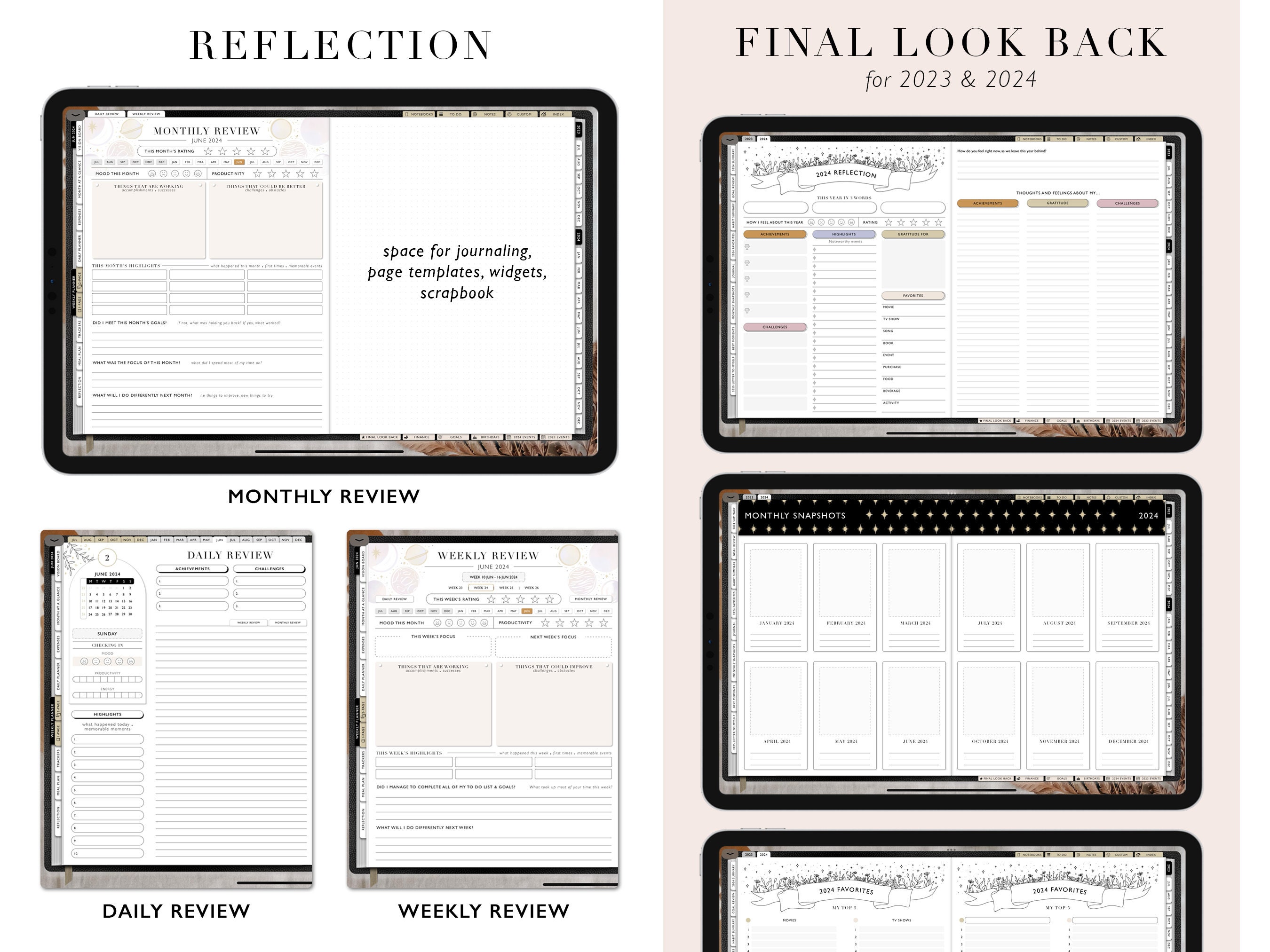 2024 Digital Planner Jul 23 Dec 24 Digital Planner 2024 Planner ...
