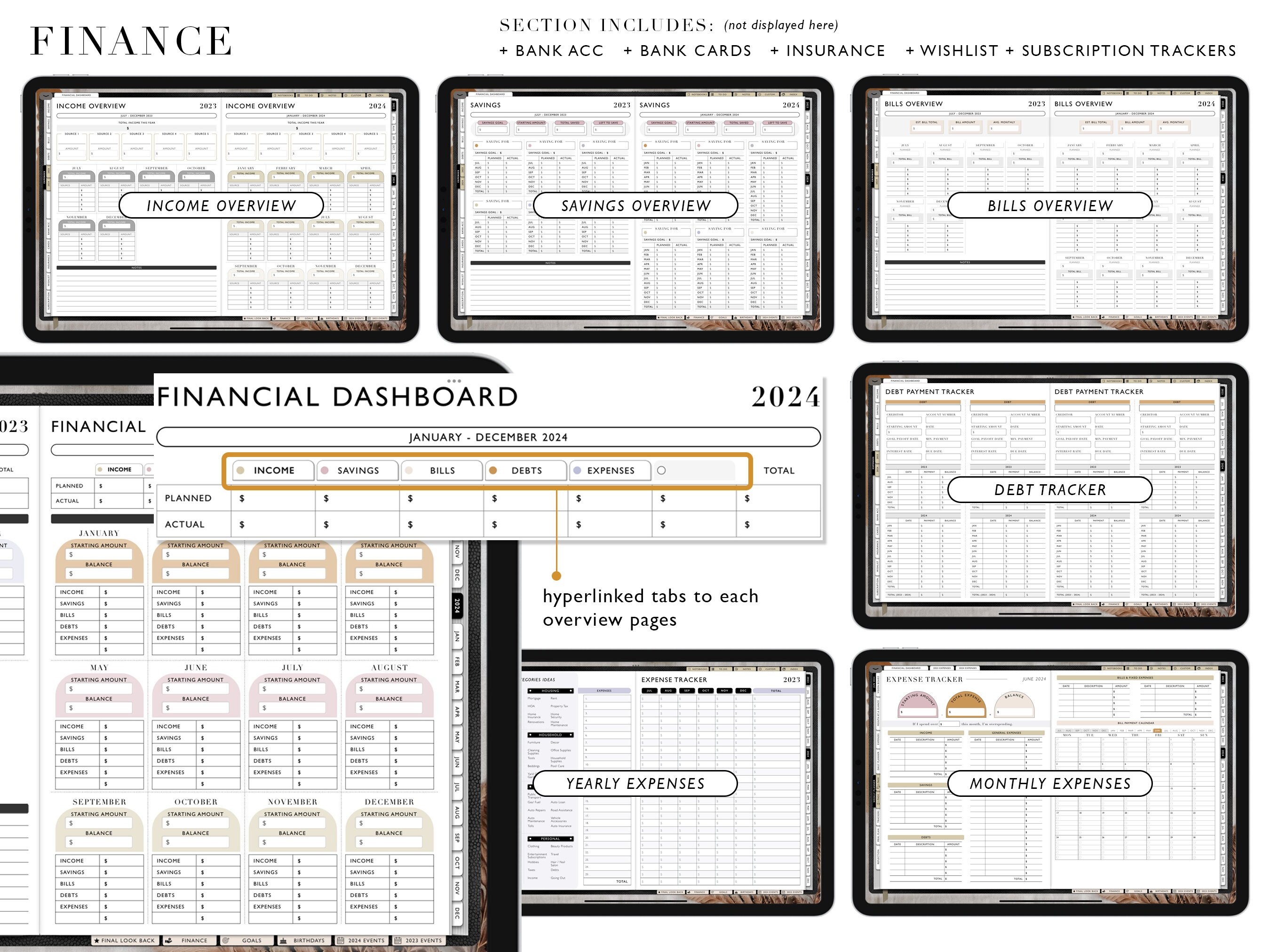 2024 Digital Planner Jul 23 Dec 24 Digital Planner 2024 Planner ...