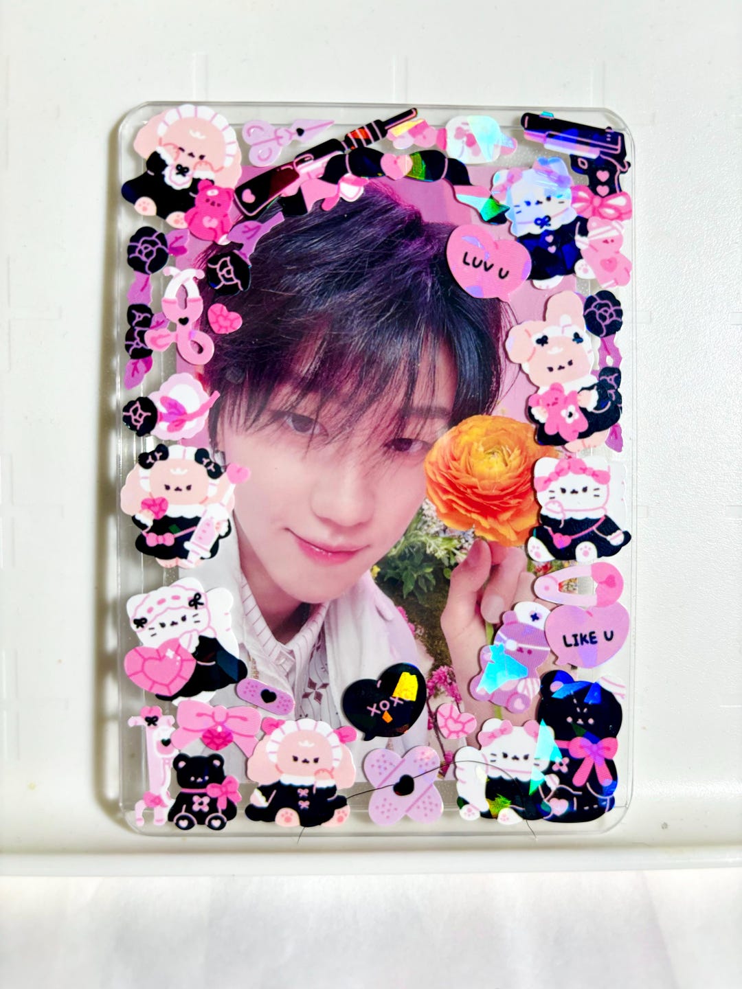 Cute Sticker Deco Toploader for Trading Cards, Kpop Cards - Etsy