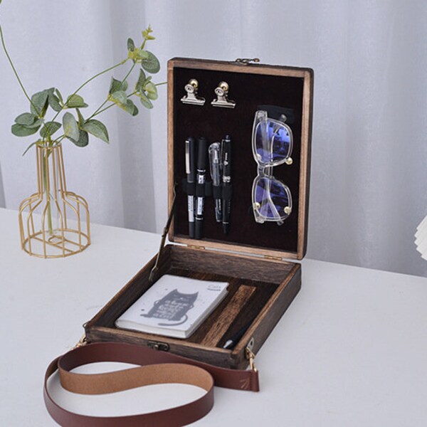 Wooden Messenger Box - Etsy